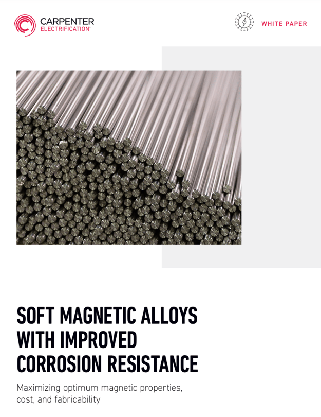 Soft Magnetic Alloys with Improved Corrosion Resistance | Whitepaper